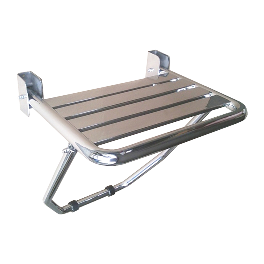 Foldable seat with floor support | Mediclinics